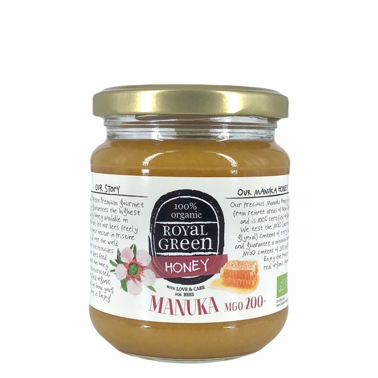 Manuka Honing 250g - MGO +200 - BIO - Puur Mieke